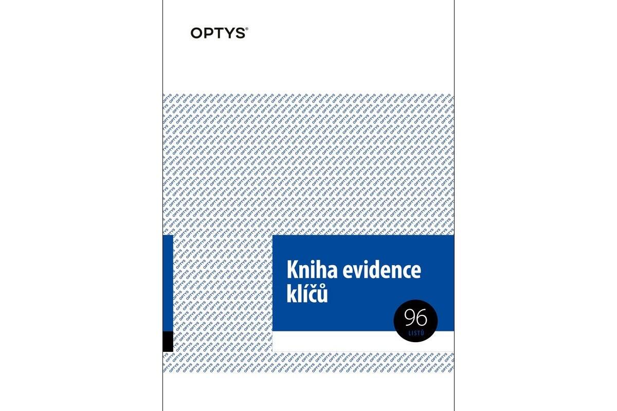 Tiskopis Kniha evidence klíčů, Optys, A4, 96 listů | SMERO.CZ