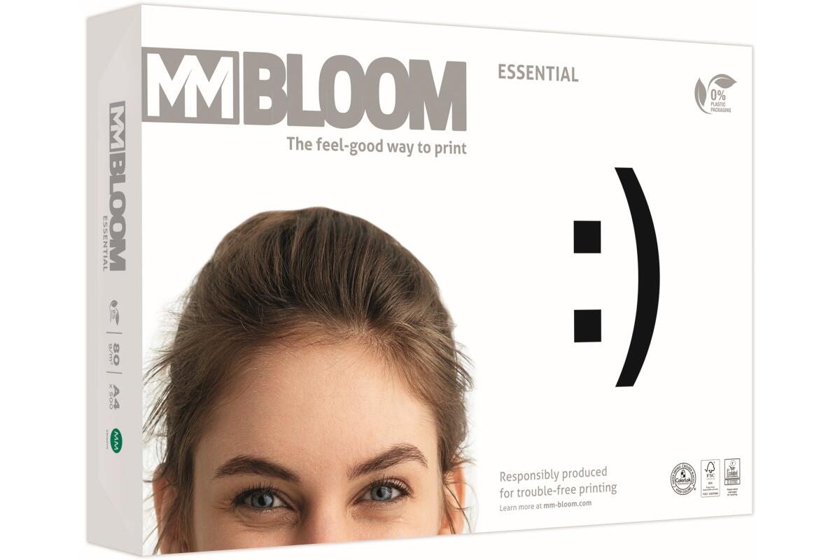 Papír xerografický A4 MM BLOOM Essential, 80 g, 500 listů, bílý | SMERO.CZ