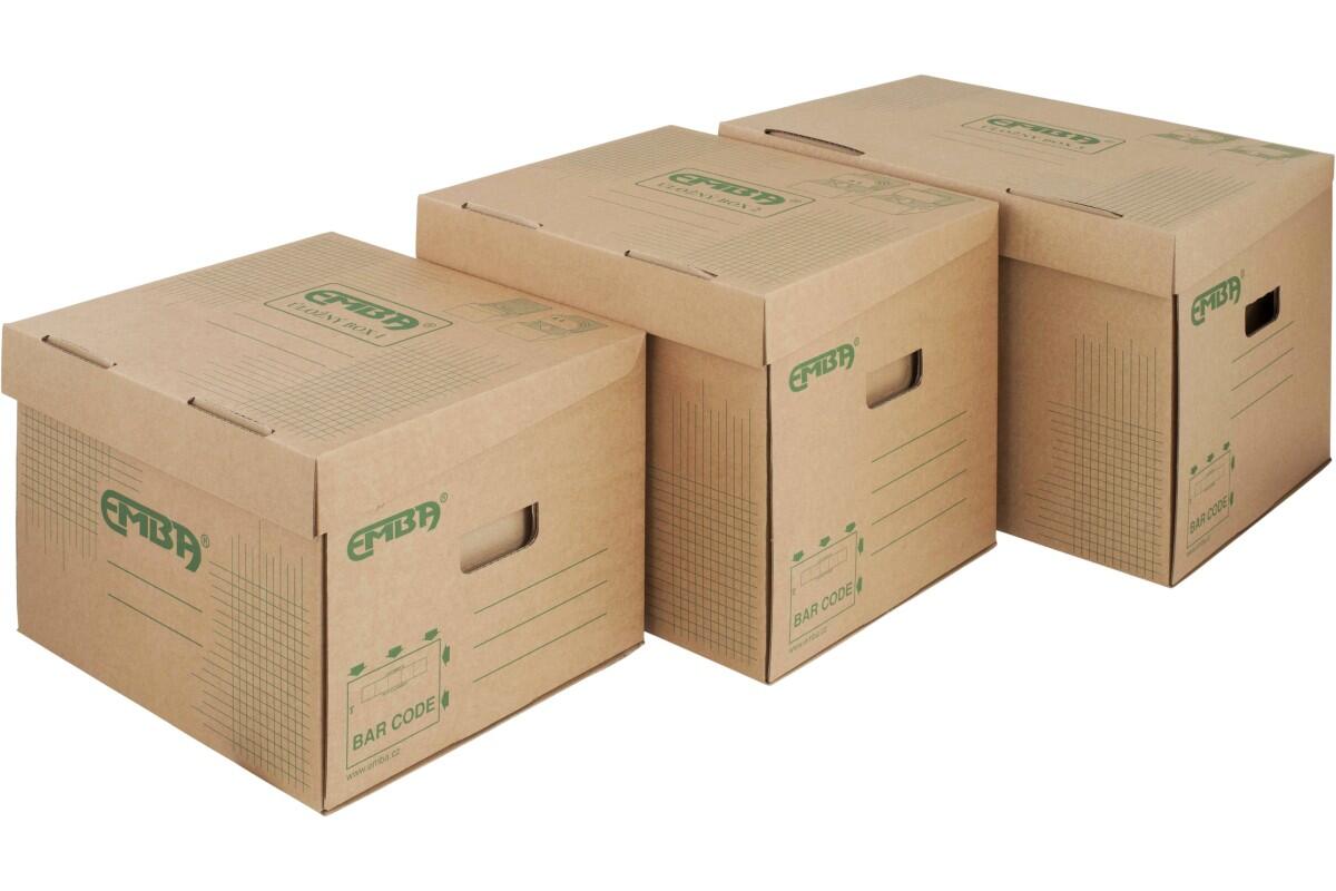 Krabice archivační A4 Emba UB1, 33x30x24 cm, otevírání shora | SMERO.CZ
