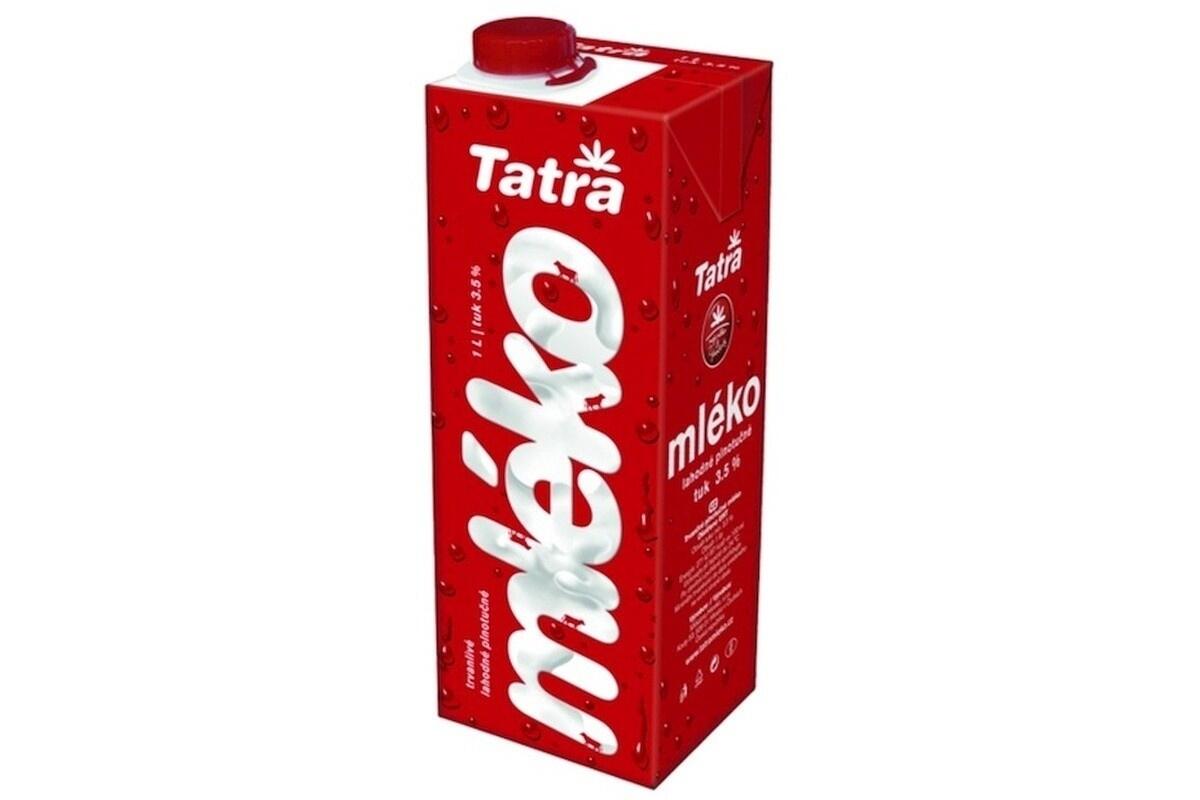 Mléko trvanlivé Tatra Swift, plnotučné, 3,5 %, s víčkem, 1 l | SMERO.CZ
