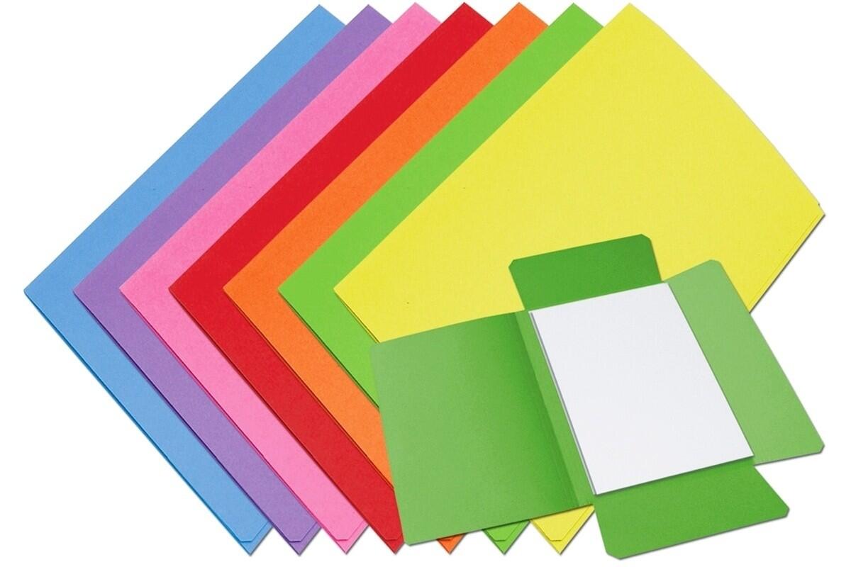 Mapa odkládací A4 Classic 253, tříklopá, eko karton, 240 g/m², zelená ...