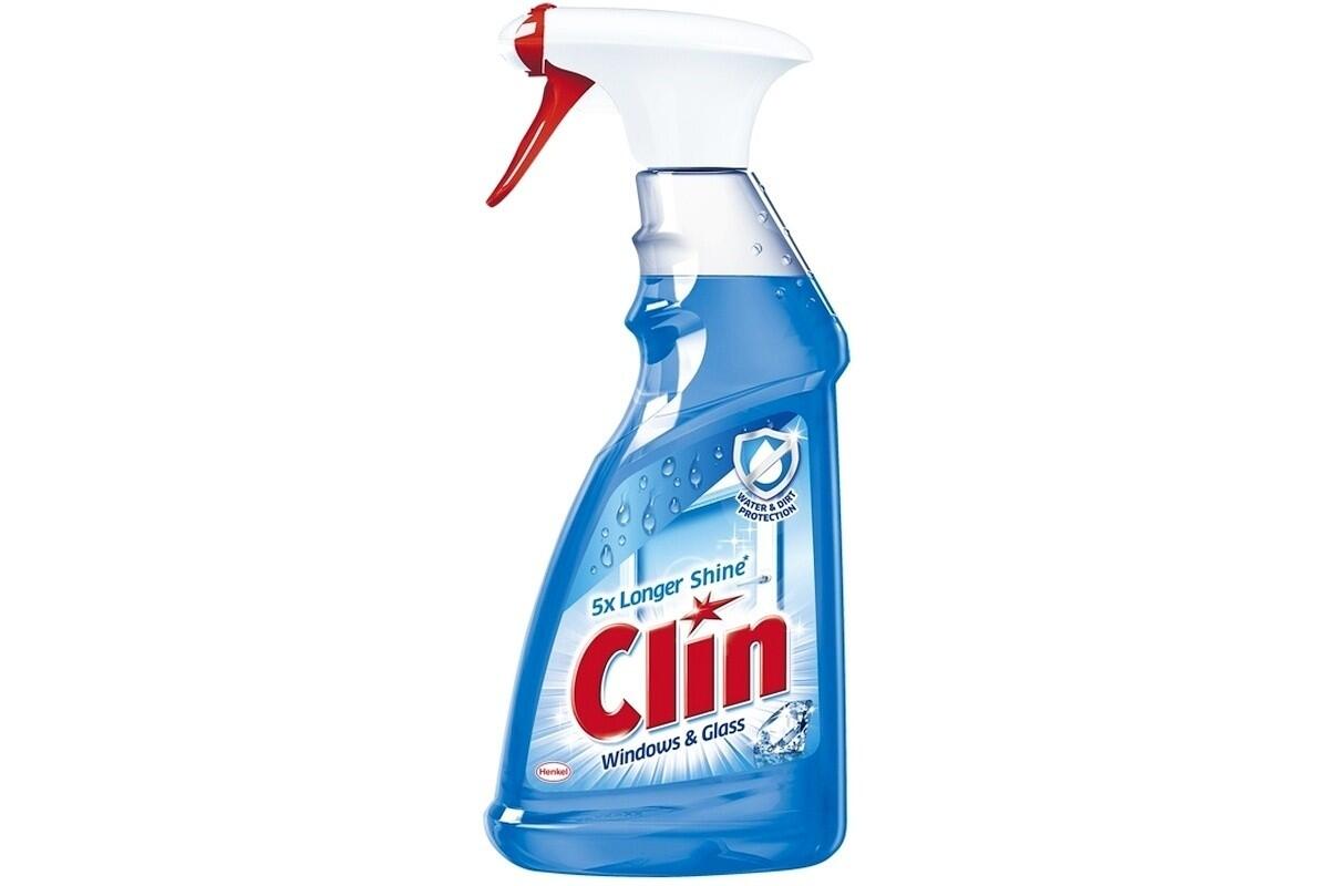 Prostředek čisticí Clin, na okna a skla, s rozprašovačem, 500 ml | SMERO.CZ